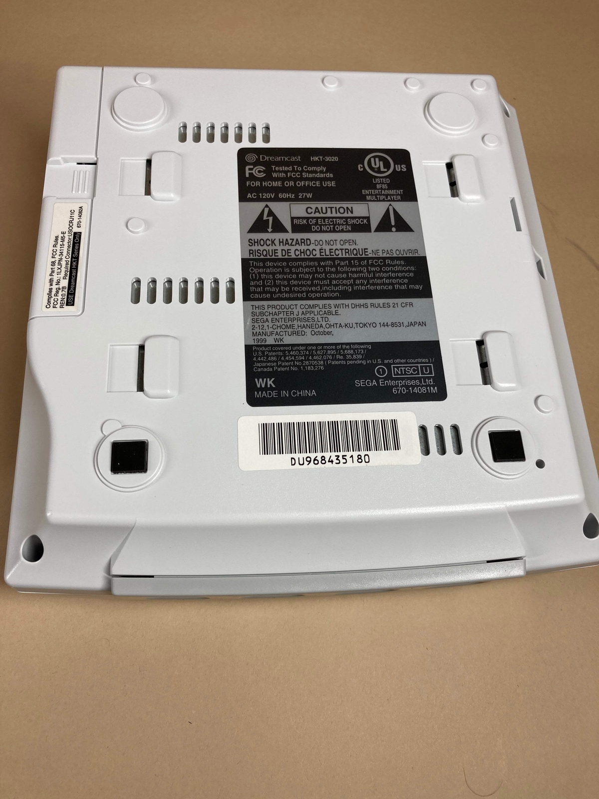 SEGA Dreamcast Launch Edition Home Console - White for sale online | eBay