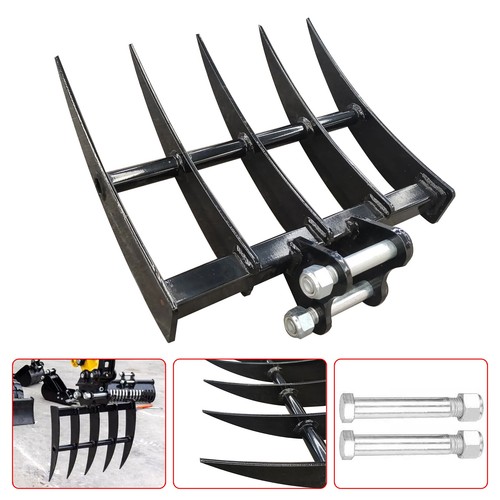 NEW Attachment Rake Attachments Tools For Mini Excavators Excavator ...