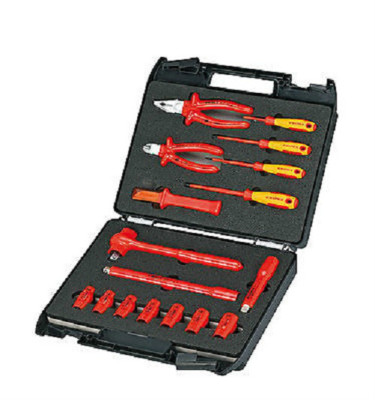 Knipex 98 99 11 17 Piece VDE Insulated Socket Set & Screwdriver Plier ...