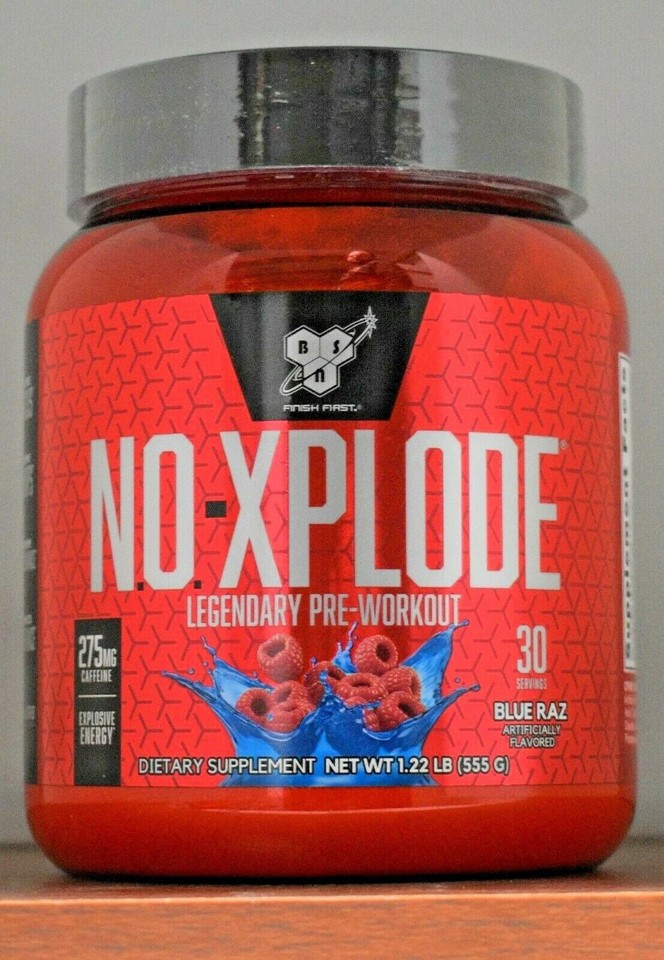 BSN N.O.XPLODE Pre-Workout NO Xplode 1.22lb 30 Servings (Choose Flavor ...