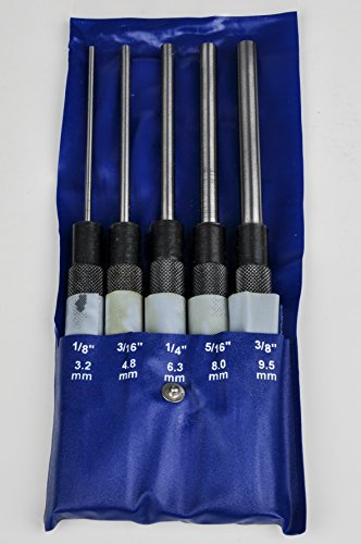 Fowler 52-500-300 Chrome Alloy Steel Extra Long Drive Pin Punch Set 8 ...