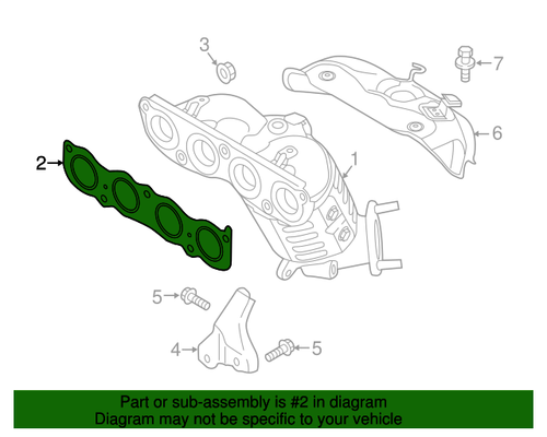 ⭐GENUINE⭐ Exhaust Manifold & Gaskets for 11-19 Hyundai Elantra Tucson ...