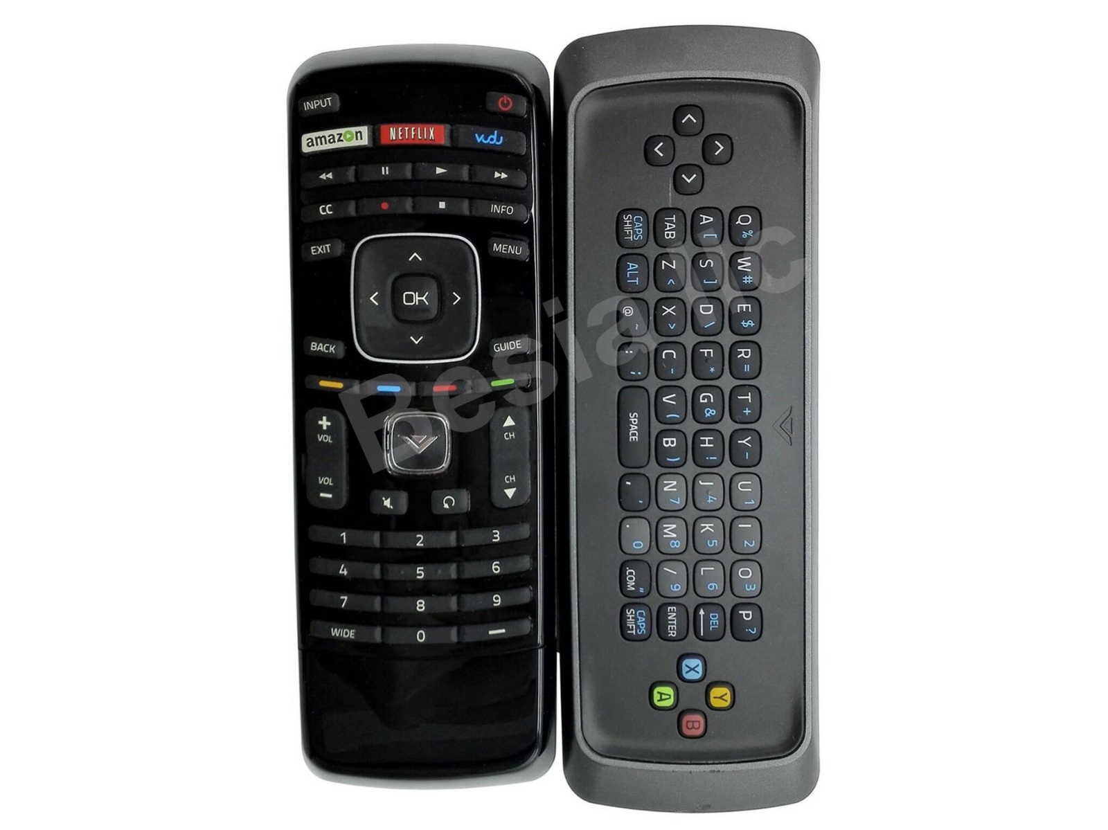 New XRT300 Qwerty Keyboard Remote Control with Vudu for VIZIO LCD LED ...