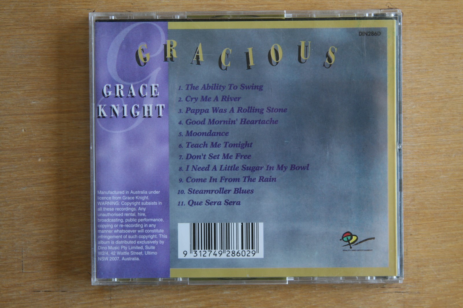 Grace Knight ‎– Gracious (C243) | eBay