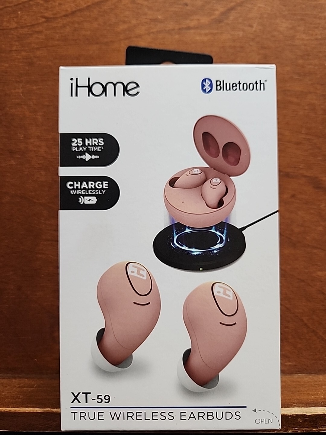 iHome XT-59 True Wireless Bluetooth Earbuds Headphones Pink HM-AU-BE ...