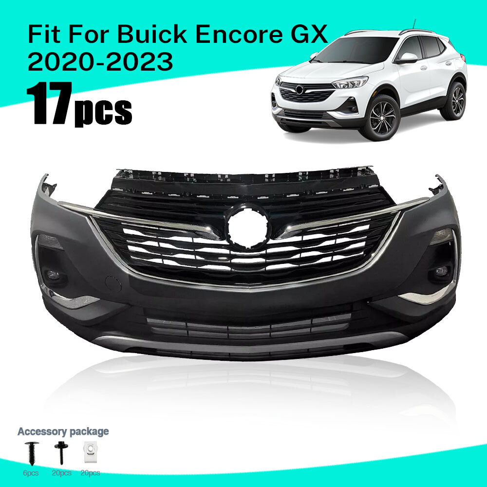 Front Bumper Cover Assembly Grille Set for Buick Encore GX 2020-2023 ...