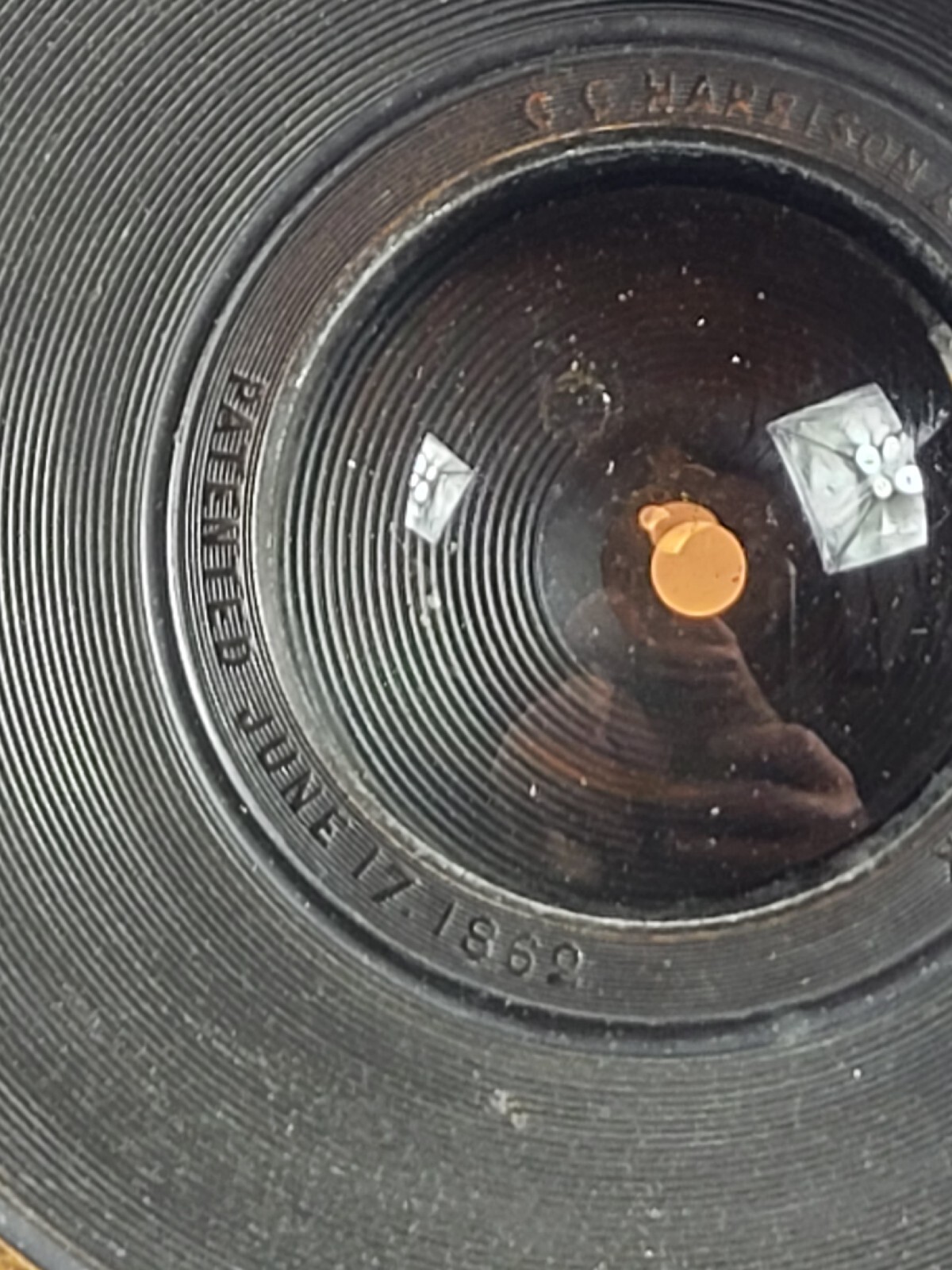 CC Harrison & Joseph Schnitzer Globe 10" Wide Angle Brass Camera Lens C ...