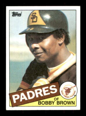 1985 Baseball 1985 Topps Bobby Brown San Diego Padres #583 1 | eBay