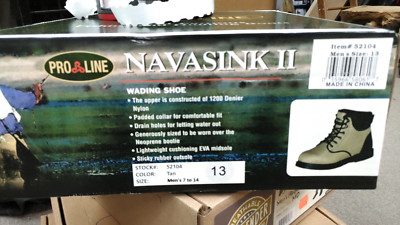 Wading Boots Size 13 Sticky Rubber Soles new in the box | eBay