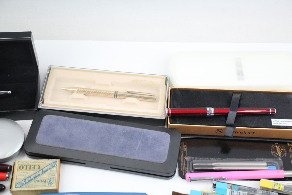 Writing Instruments Assorted Inc Fountain Pens Ballpoint Biro ...