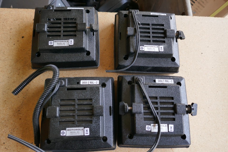 Lot of 4 Motorola - HSN4031B - 7.5W External Speaker - APX / XTL ...