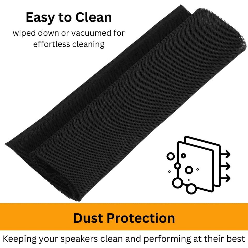 Speaker Grill Cloth Fabric 3D Mesh Acoustic Box Cover Breathable Repair ...