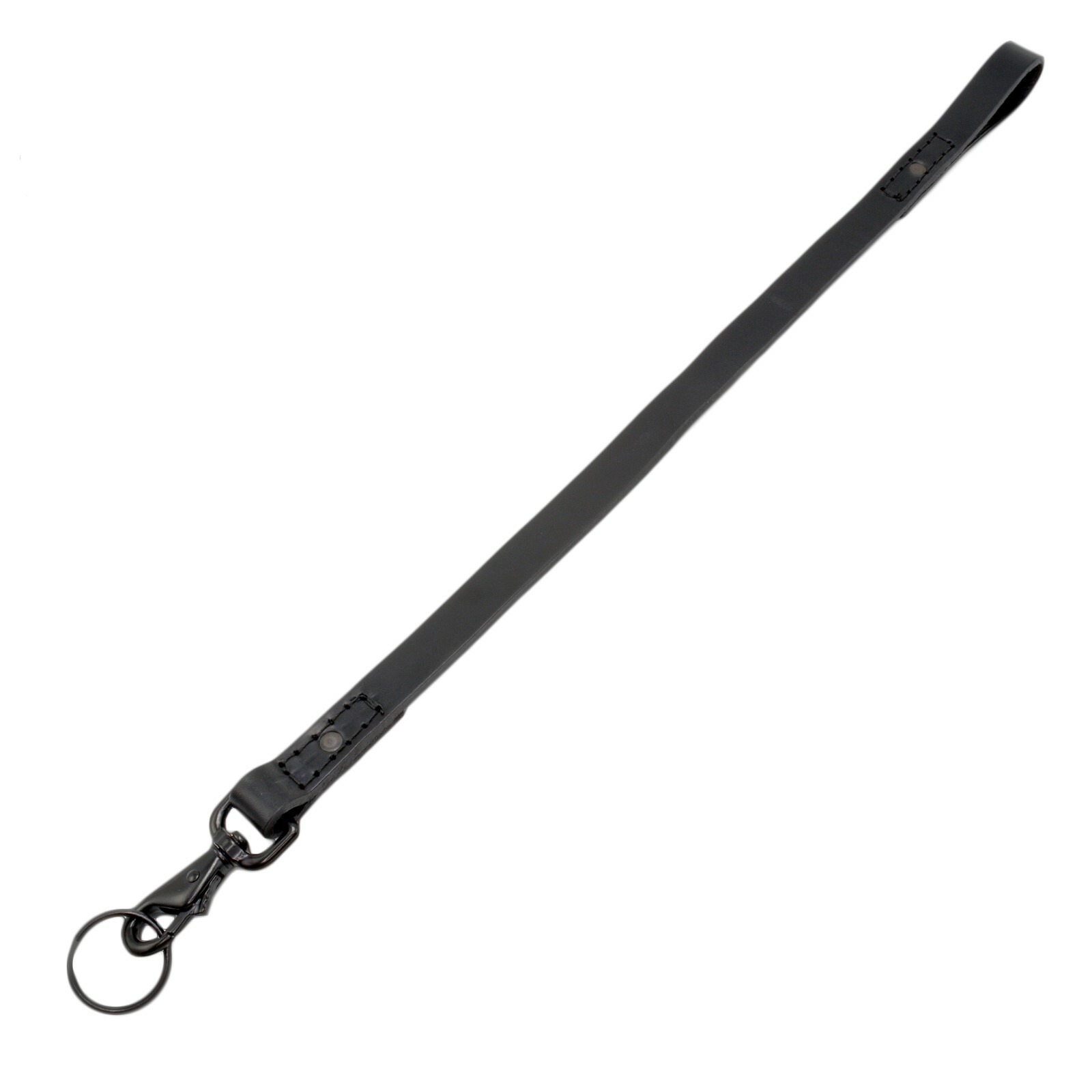 Corrections Officer Jailers Leather Key Leash 23" Lanyard Black ...