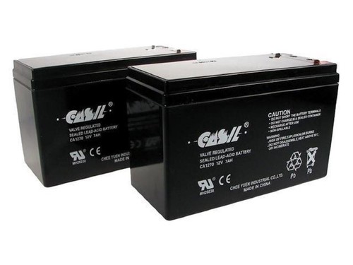 RAZOR E200 & E300S ELECTRIC SCOOTER Batteries By Casil CA1270 12v 7ah 2 ...