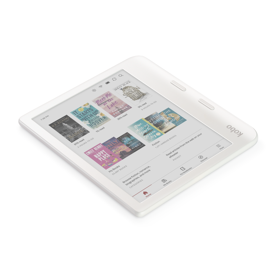 Kobo Libra Colour eReader 7" Glare-Free Colour E Ink - White (Open Box ...