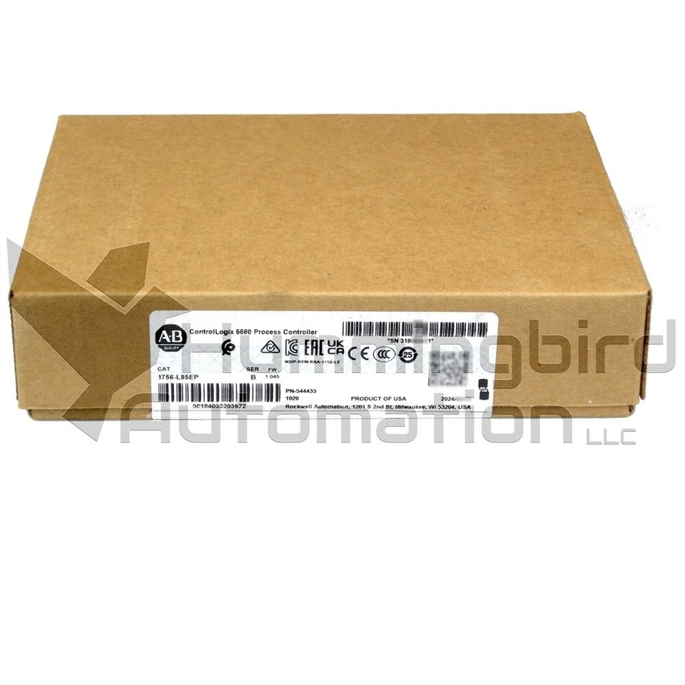 2024 Allen Bradley 1756-L85EP /B ControlLogix Process Controller ...