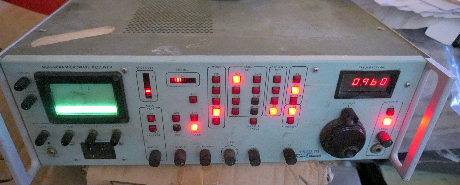 MICROTEL MSR-904A MICROWAVE RECEIVER ** Hard to Find** | eBay