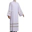 Clergy White Alb Religiouss Pleated Alb Clerical Priest Pastor Robe in ...