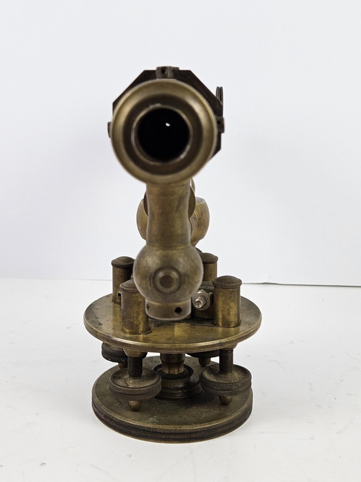 Antique W & L.E. Gurley NY Brass WYE 14" Precision Survey Level ...