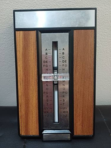 VTG Telephone Teledex Phone Number Flip Up Address Book Finder Brown ...