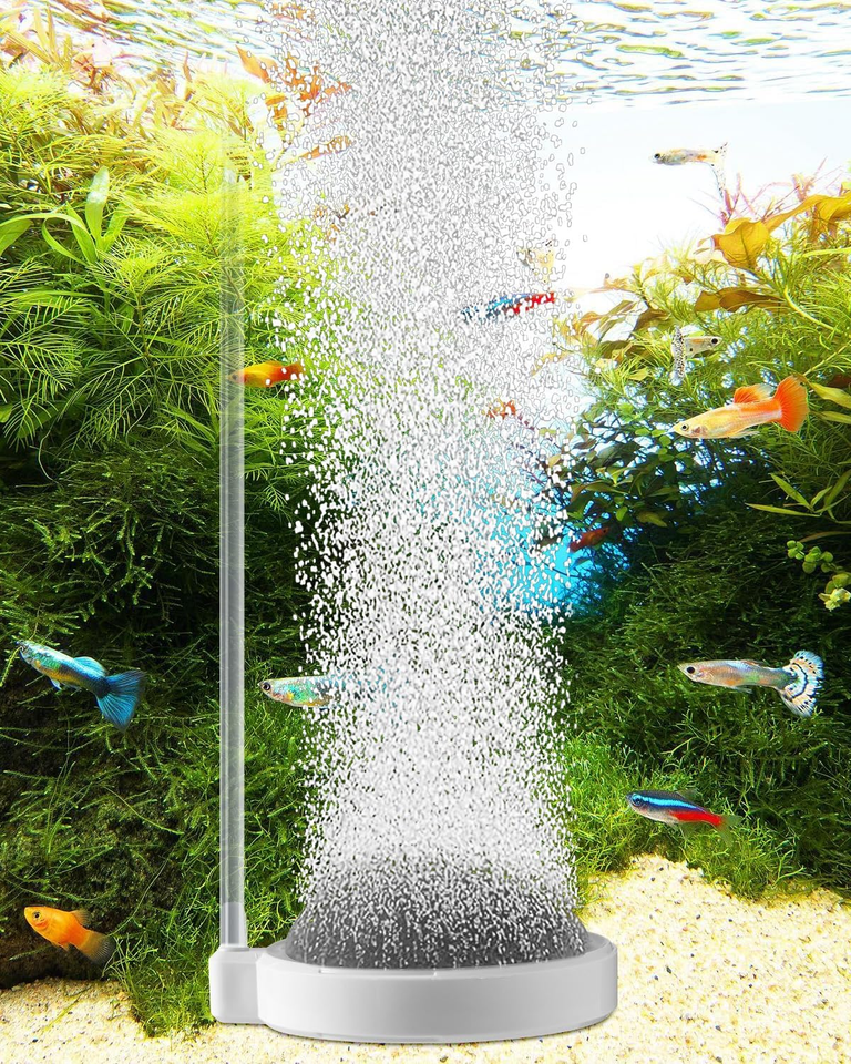 Air Stone for Aquarium Fish Tank Bubbler, 3.2 Inch Nano Air Bubble ...