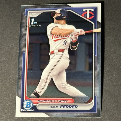 2024 Bowman Draft Chrome Jamie Ferrer 1st Bowman #BDC-167 Twins | eBay