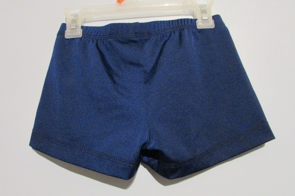 Womens GK Elite Navy Blue Dance Shorts Size Adult Small EUC!!! | eBay