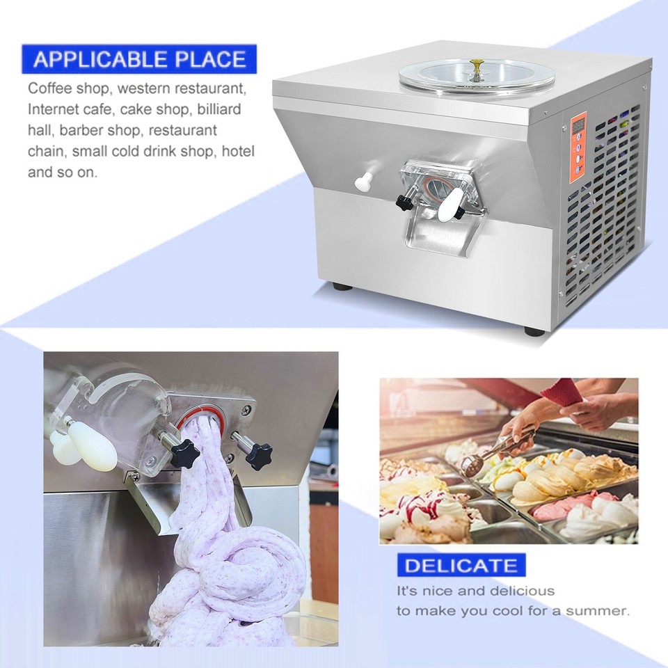 Kolice Commercial Countertop Batch Freezer, Gelato ice Cream Machine ...