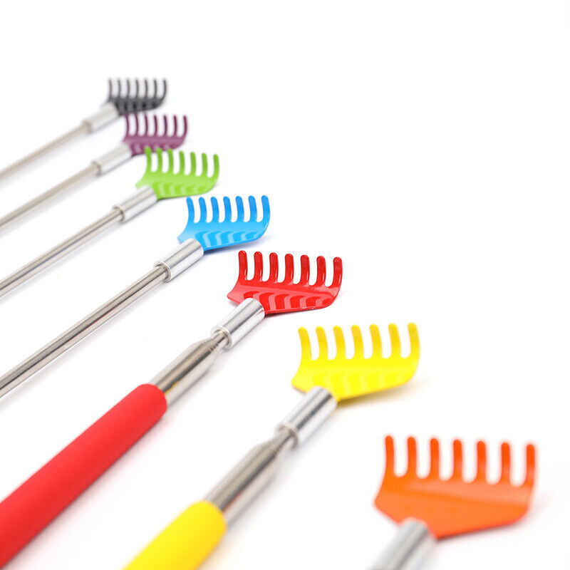 BEAR CLAW / RAKE BACK SCRATCHER Metal Extending Massager Telescopic ...