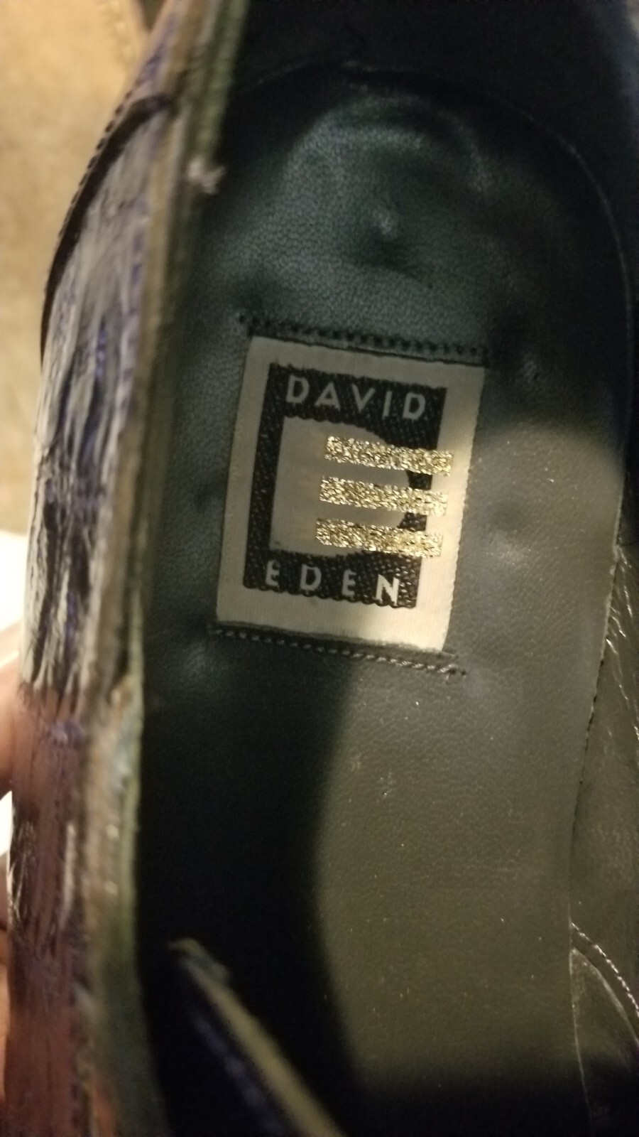 Mens David Eden Alligator Shoes - Gem