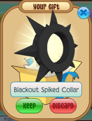 Animal Jam Classic AJC Blackout Spiked Collar (READ DESCRIPTION) | eBay