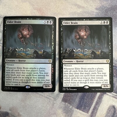2x Elder Brain- Commander Legends: Baldurs Gate- 1 FOIL- Magic The ...