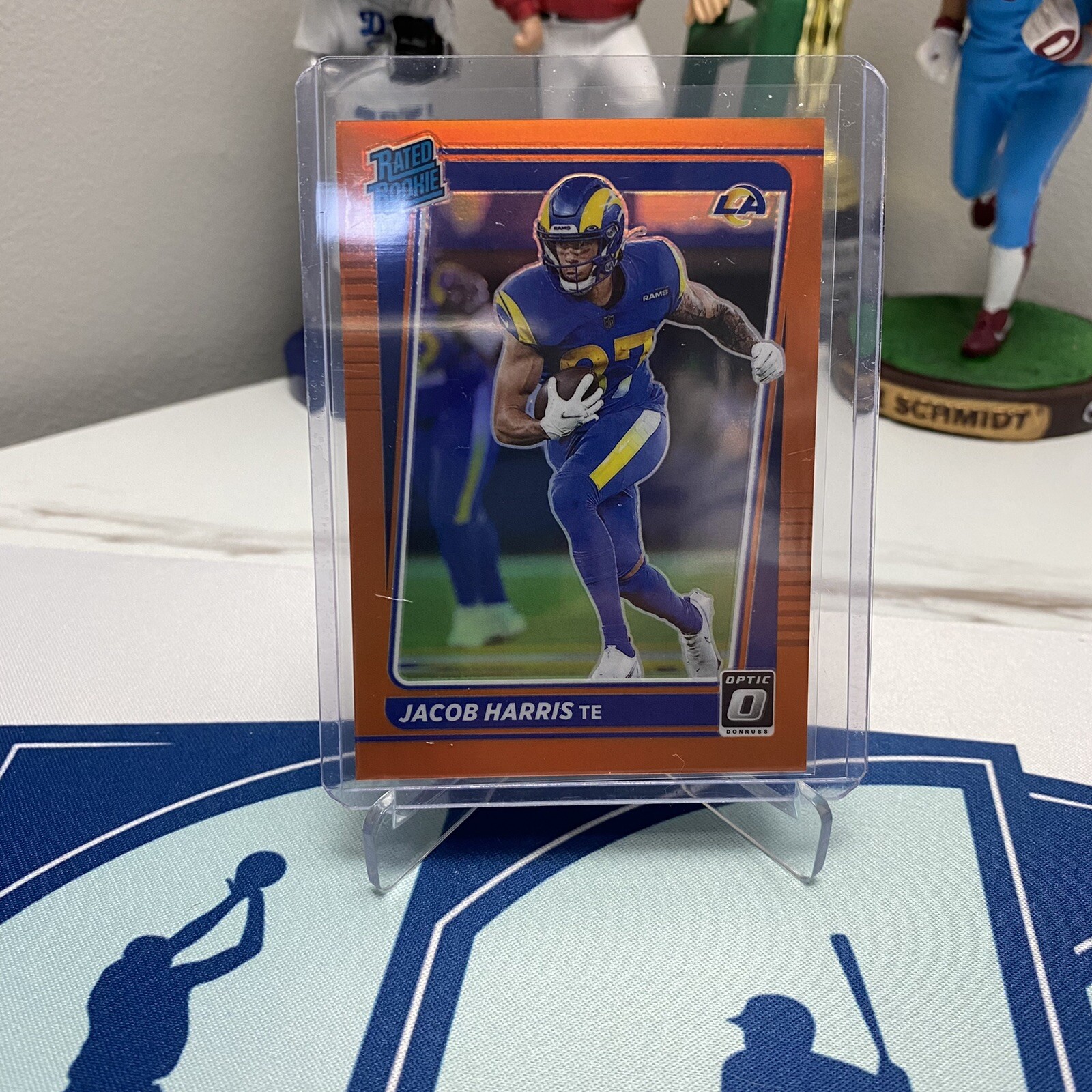 2021 Donruss Optic JACOB HARRIS Orange Prizm Rated Rookie /199 LA Rams ...