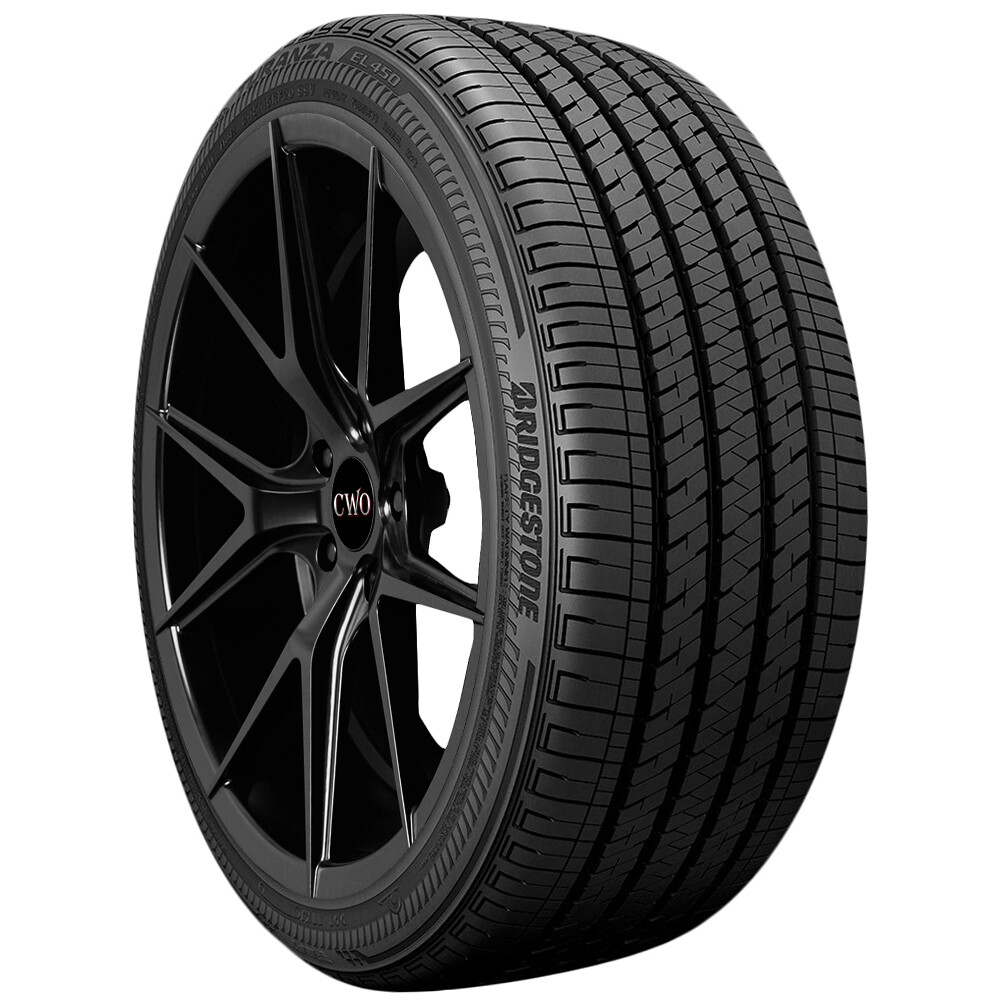 (QTY 4) 245/45RF20 Bridgestone Turanza EL450 Run Flat 99V SL Black Wall ...
