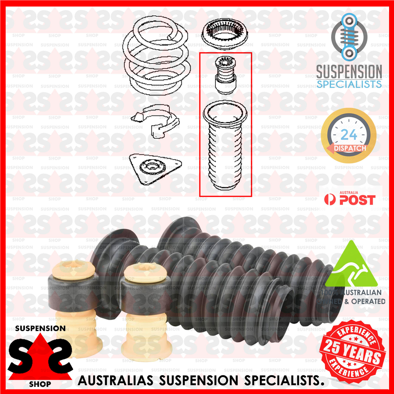 Front Axle Dust Cover Kit, Shock Absorber Suit NISSAN X-Trail Iii (T32 ...