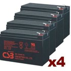 4 x CSB HR1234WF2 Battery GENUINE CSB 12v 34W Pack Of 4 x Batteries ...