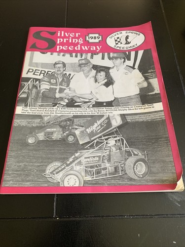 Silver Spring Speedway Program Vintage PA Racing Magazine 1989 | eBay