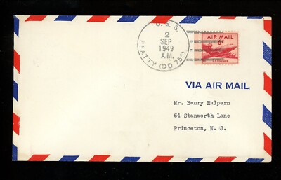US Naval Ship Cover USS Beatty DD-756 Cold War Era 1949 | eBay