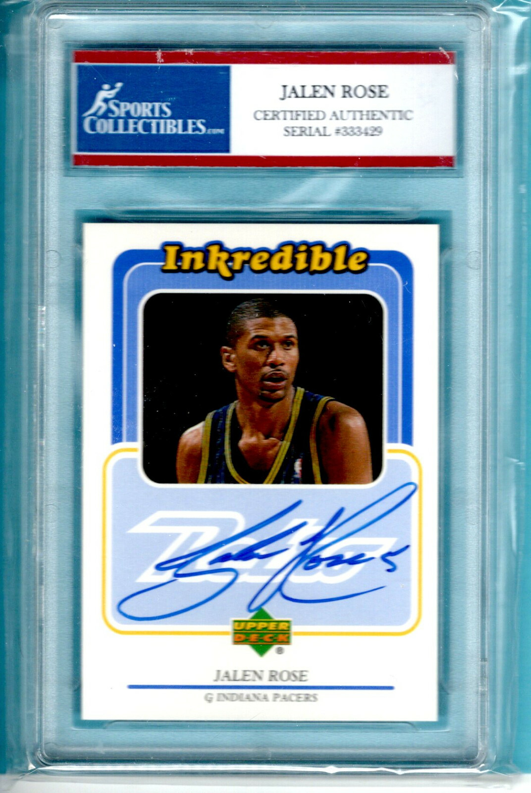1999 Upper Deck Reto Inkredible Autograph JALEN ROSE #JR SEALED | eBay