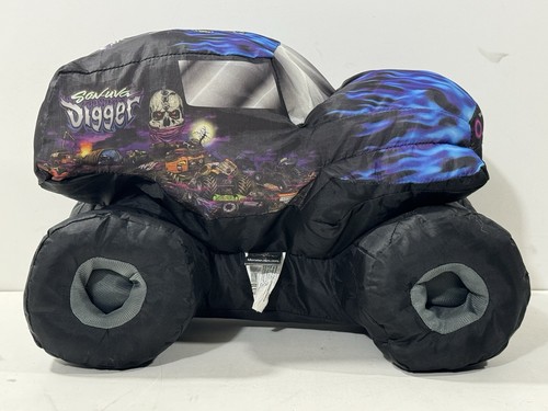 Son-Uva Grave Digger Plush Pillow Buddy Stuffed Toy Monster Jam Truck ...