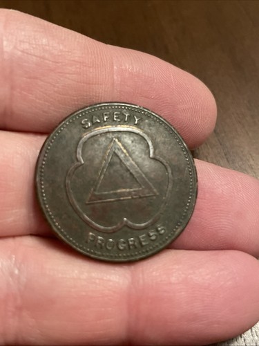 FANTASTIC VTG ANTIQUE BRASS TOKEN "CITIES SERVICE PREFERRED STOCK" FINE ...