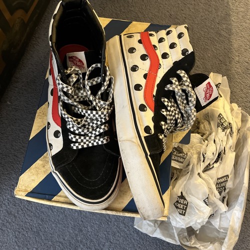 Stussy 8 Ball Hi Vans Trainers Size US 9.5 used. | eBay