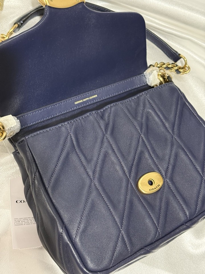 Brand new Coach Times Square Tabby bag with tags made of quilted Nappa ...