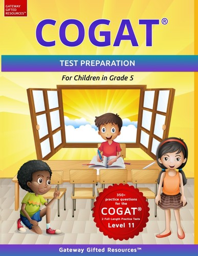 COGAT Test Prep Grade 5 Level 11: Gifted and Talented Test Preparation ...