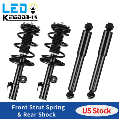 4Pc Complete Front + Rear Shocks Struts Assembly For 2006- 2012 Toyota ...