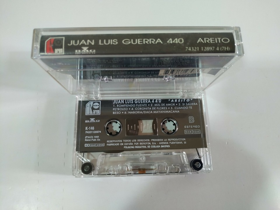 JUAN LUIS GUERRA 440 Areito Karen 1992 - Cassette Hay que Arreglarla | eBay