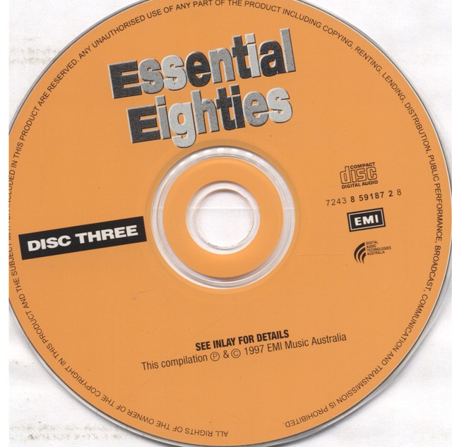 Essential Eighties - Various 3 X CD Set 1997 EMI Australia Cond 3cd for ...