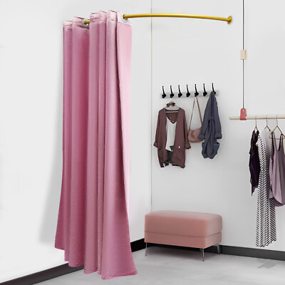 C-shaped Changing Curtain Clothing Store Privacy Protection Dressing ...