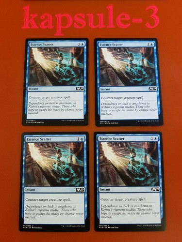 4x Essence Scatter | M19 Core Set 2019 | MTG Magic Cards | eBay