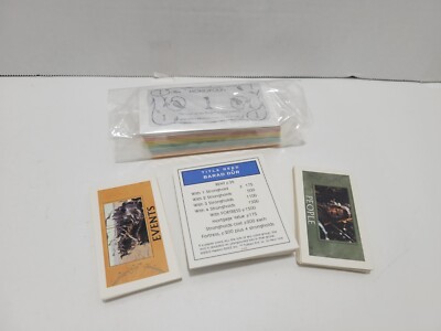 Monopoly Lord of the Rings Trilogy Edition Replacement Cards and Money ...